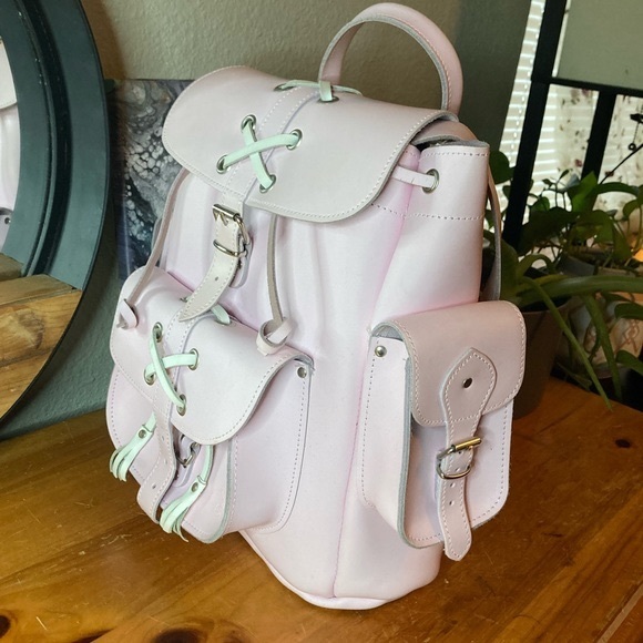 Grafea | Bags | Grafea Hari Powder Pink Large Backpack | Poshmark